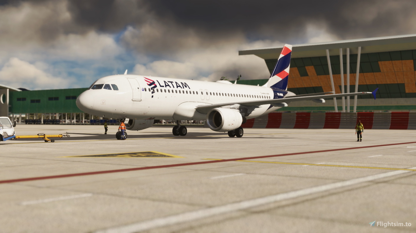 Fenix Airbus A320 - LATAM Airlines Brasil PR-MHM para Microsoft Flight Simulator | MSFS