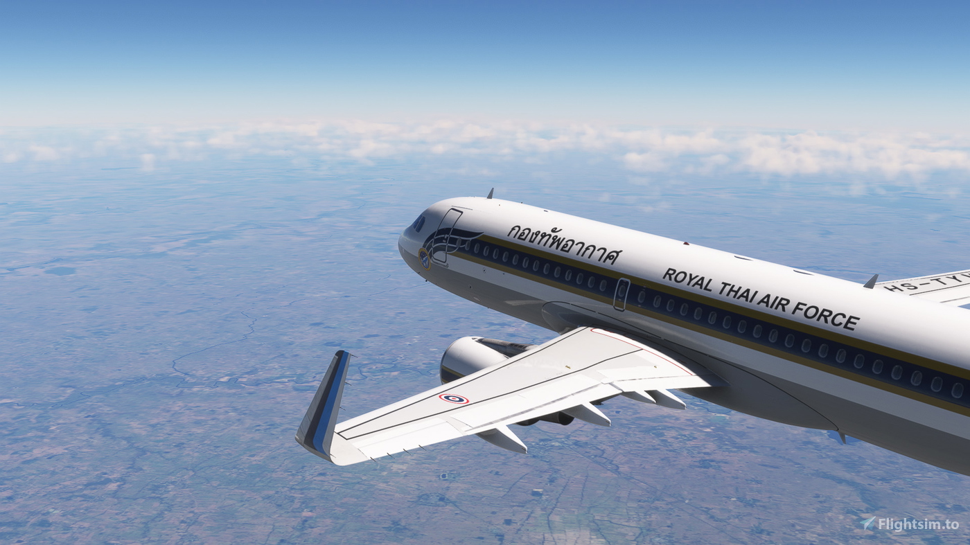 Fenix Airbus A320 - Royal Thai Air Force para Microsoft Flight ...