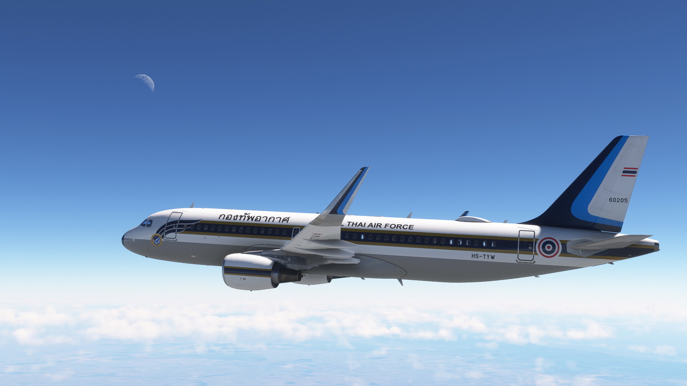 Fenix Airbus A320 - Royal Thai Air Force for Microsoft Flight Simulator ...