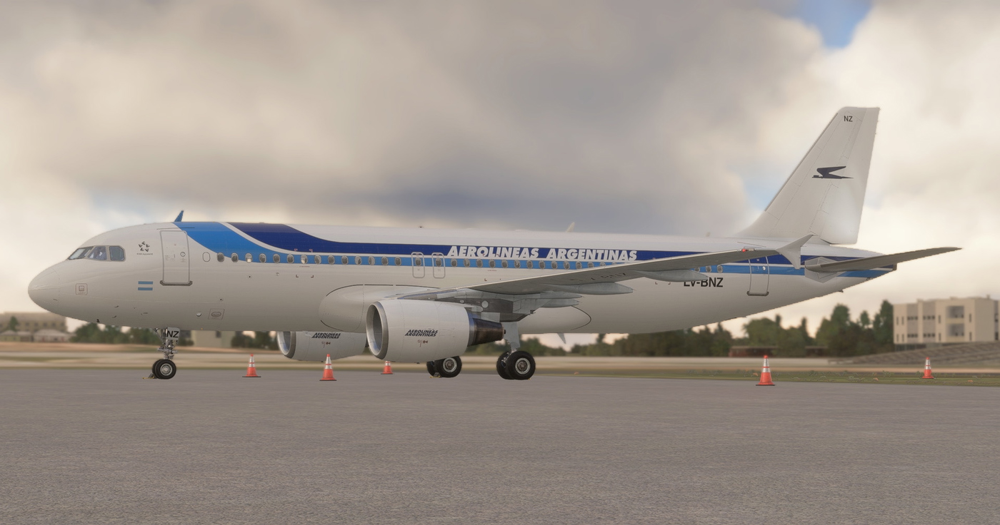 Fenix Airbus A320 | Aerolineas Argentinas | LV-BNZ (1990 Livery) for ...