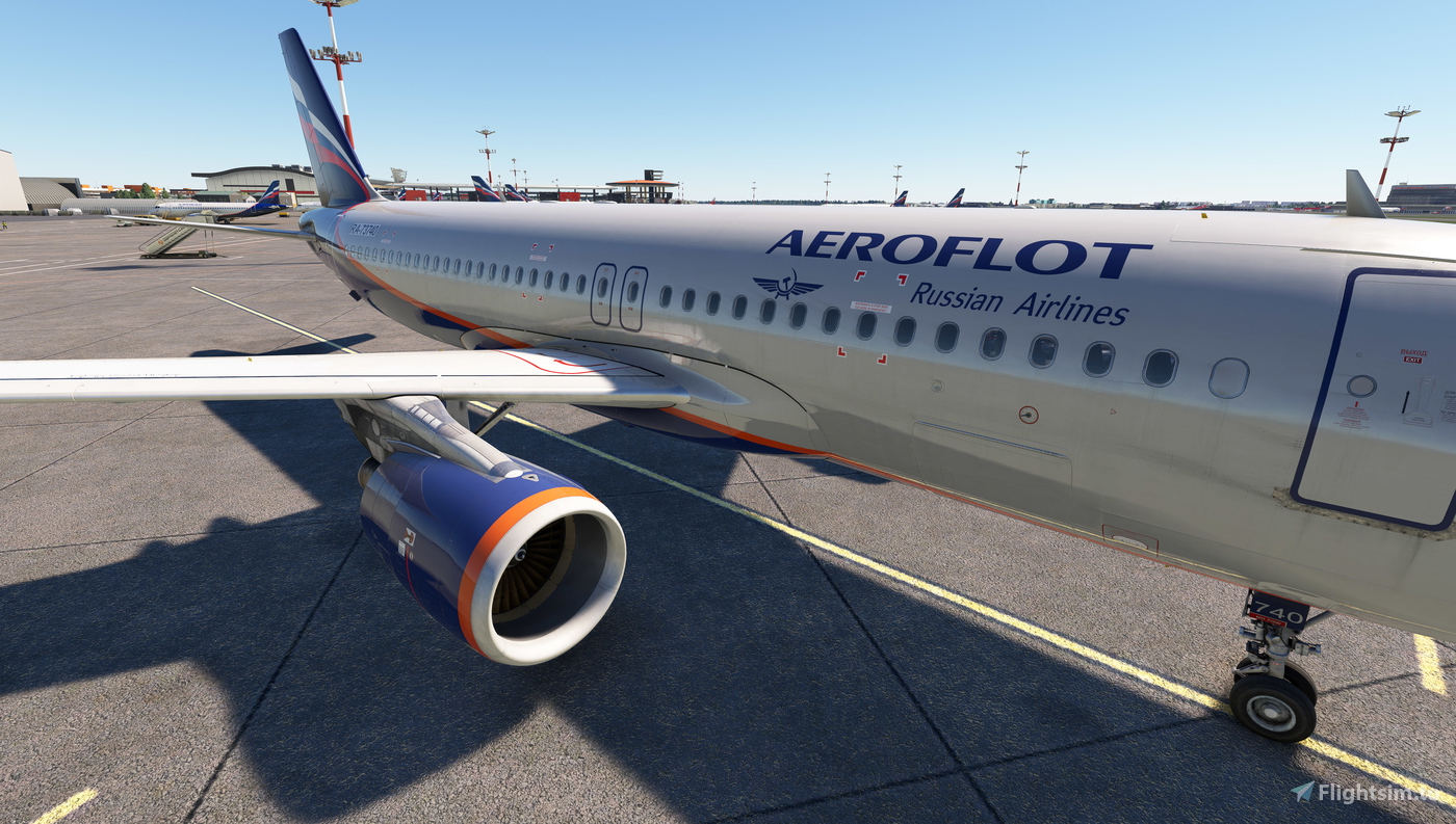 Fenix Airbus A320 Aeroflot Pack for Microsoft Flight Simulator | MSFS