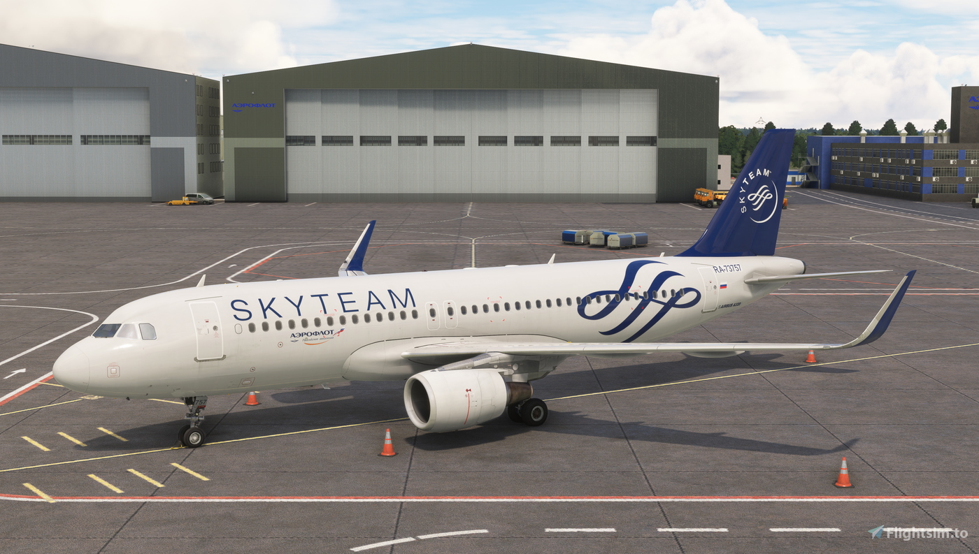 Fenix Airbus A320 Aeroflot SkyTeam Pack for Microsoft Flight Simulator ...