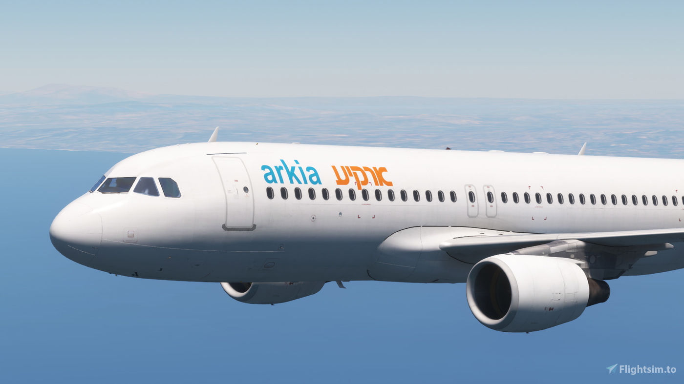 Fenix Airbus A320 Arkia Old | 4K for Microsoft Flight Simulator | MSFS