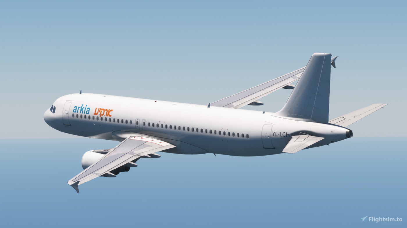 Fenix Airbus A320 Arkia Old | 4K for Microsoft Flight Simulator | MSFS