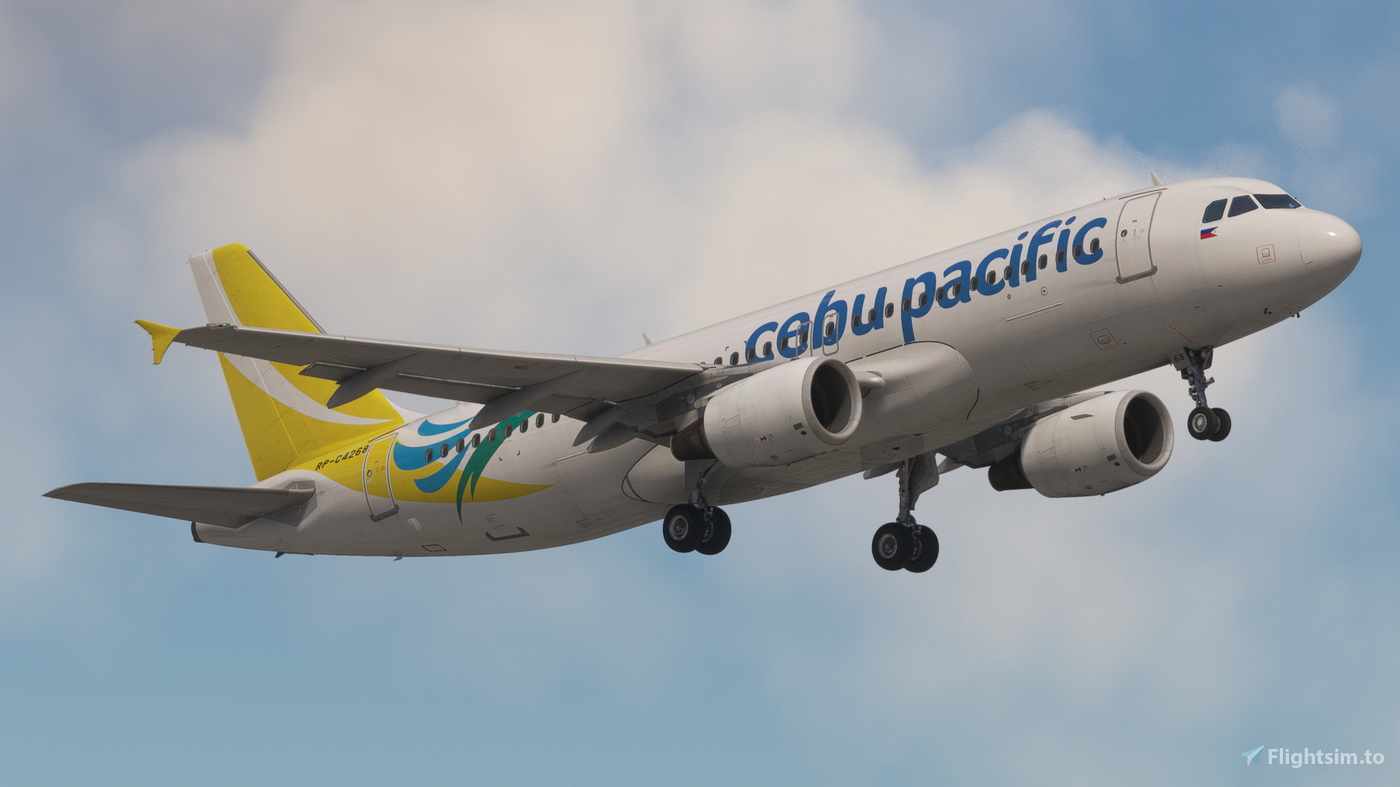 Fenix Airbus A320 Cebu Pacific Air Let's Fly every Juan | Cabin | 4K for Microsoft Flight ...
