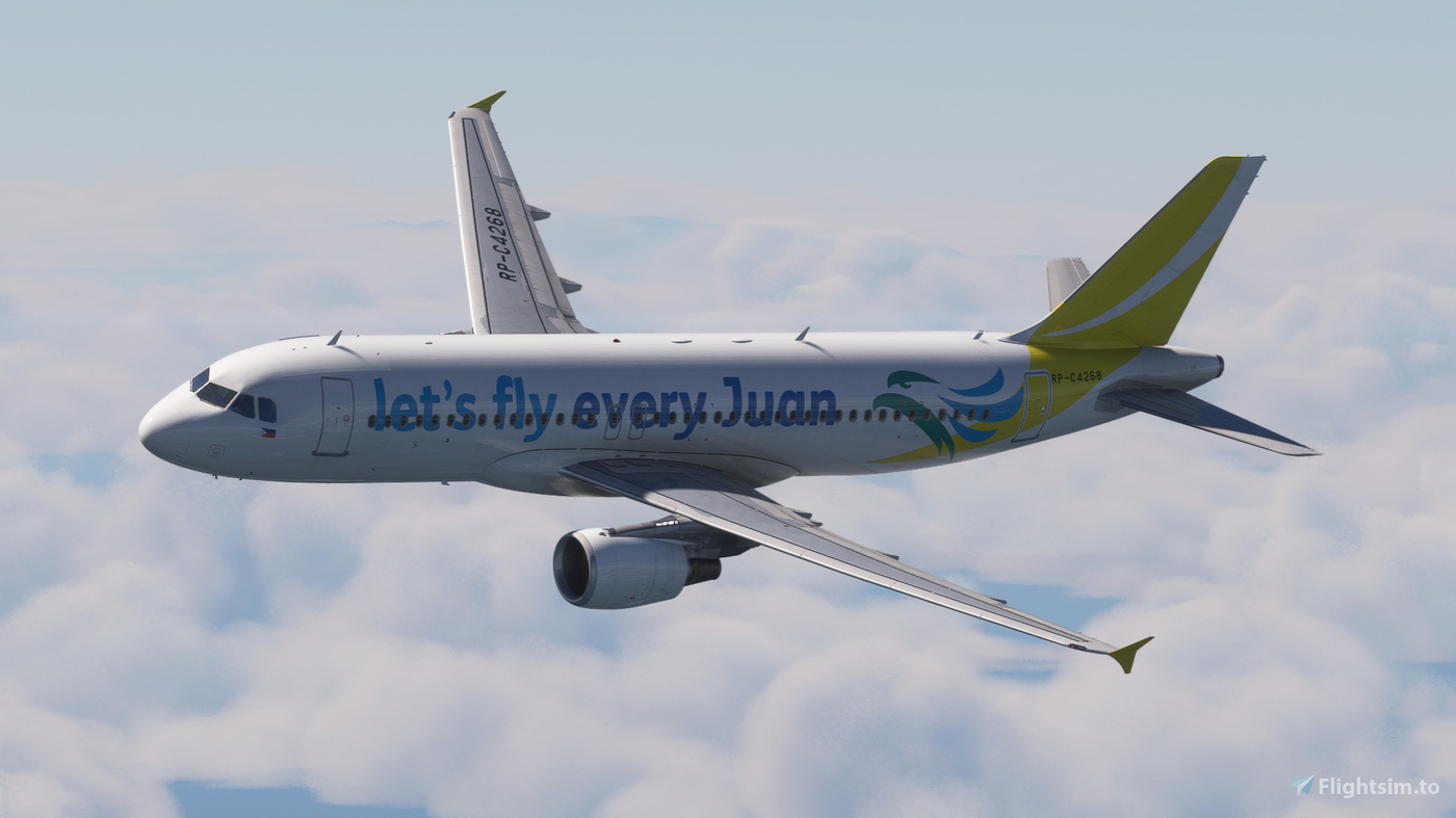 Fenix Airbus A320 Cebu Pacific Air Let's Fly every Juan | Cabin | 4K for Microsoft Flight ...