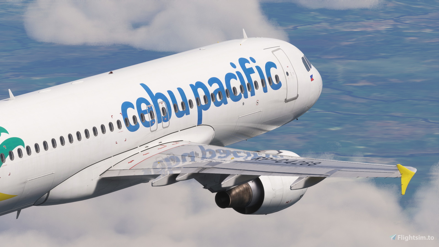 Fenix Airbus A320 Cebu Pacific Air Let's Fly every Juan | Cabin | 4K for Microsoft Flight ...