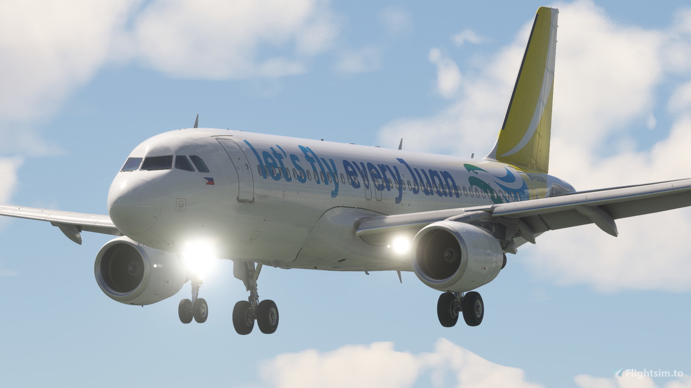 Fenix Airbus A320 Cebu Pacific Air Let's Fly every Juan | Cabin | 4K for Microsoft Flight ...