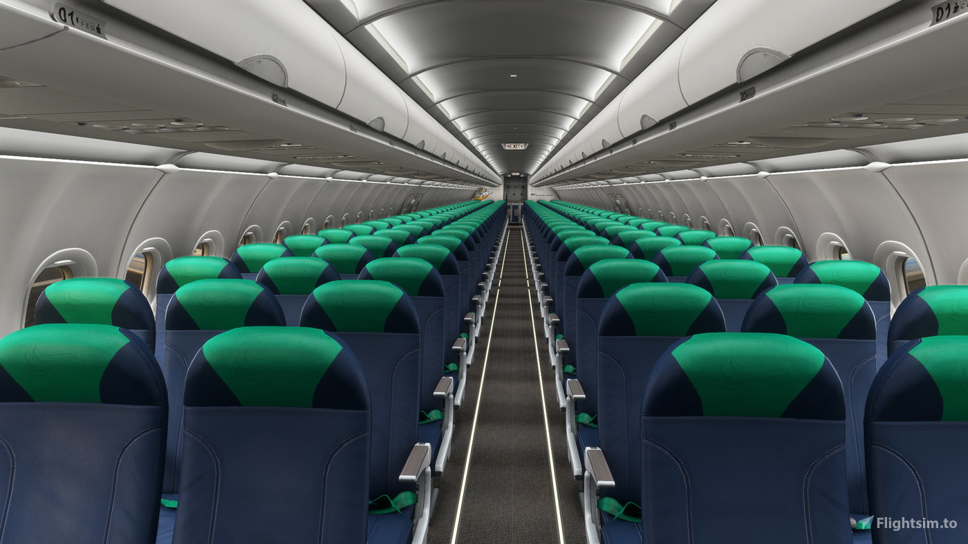 Fenix Airbus A320 Cebu Pacific Air Let's Fly every Juan | Cabin | 4K for Microsoft Flight ...