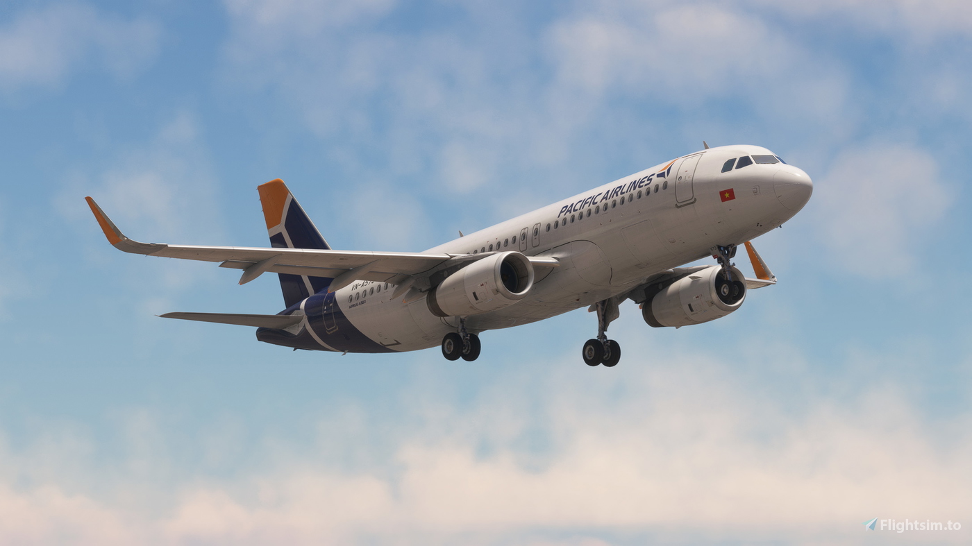 Fenix Airbus A320 Pacific Airlines | 4K for Microsoft Flight Simulator | MSFS