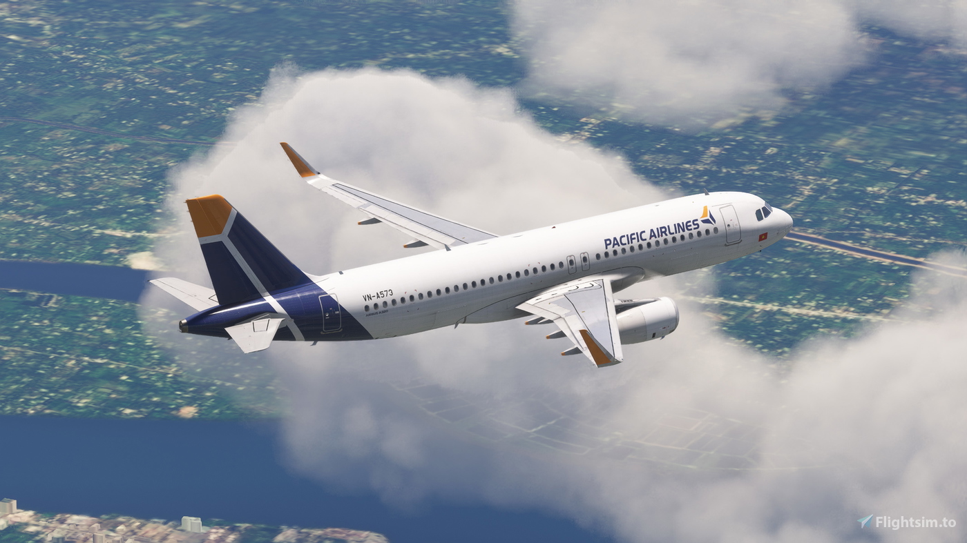 Fenix Airbus A320 Pacific Airlines | 4K 对于 Microsoft Flight Simulator | MSFS