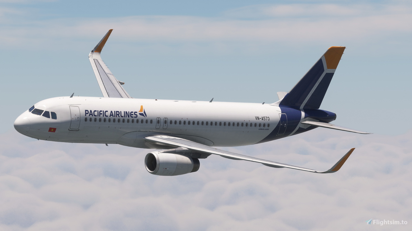 Fenix Airbus A320 Pacific Airlines | 4K for Microsoft Flight Simulator | MSFS