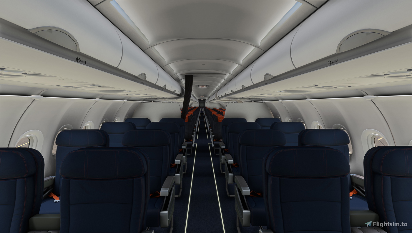 Fenix Airbus A321 Aeroflot RA-73710 "Gzhel" para Microsoft Flight Simulator | MSFS