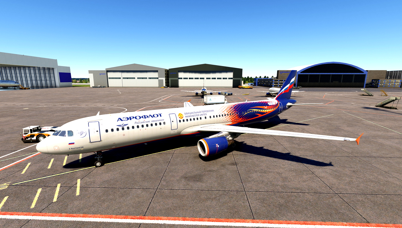 Fenix Airbus A321 Aeroflot VP-BTL Manchester United for Microsoft ...