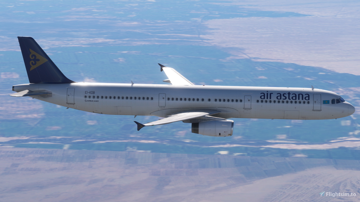 Fenix Airbus A321 Air Astana Fleet Pack | 4K for Microsoft Flight Simulator | MSFS