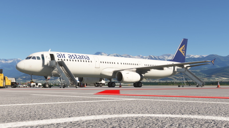 Fenix Airbus A321 Air Astana Fleet Pack | 4K for Microsoft Flight Simulator | MSFS