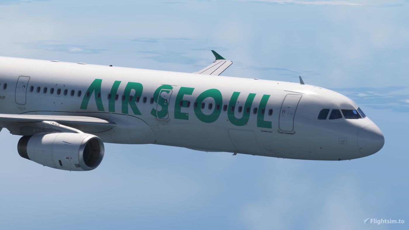 Fenix Airbus A321 Air Seoul | 4K 对于 Microsoft Flight Simulator | MSFS