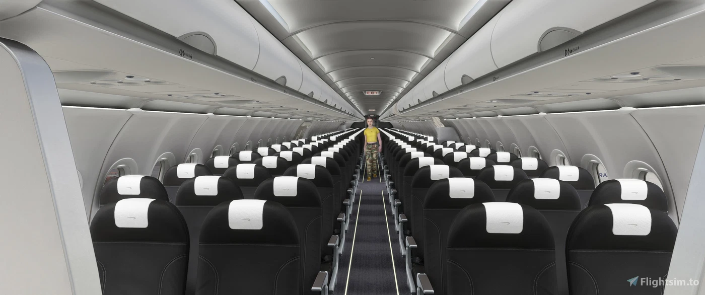 FENIX Airbus A321 CFM & IAE- Realistic Crew & Passenger Views for ...