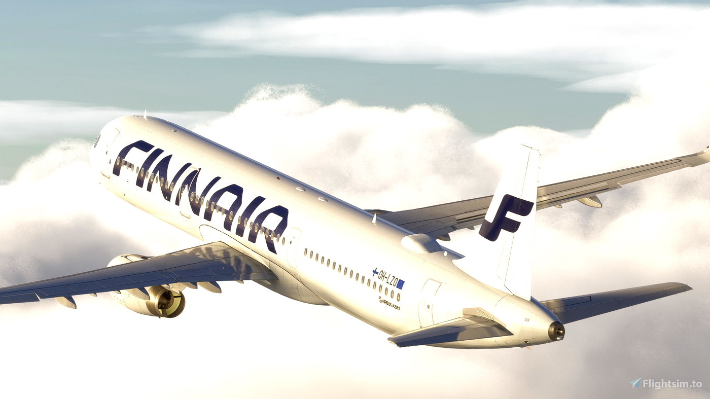 Fenix Airbus A321 Finnair Fleet Pack | Custom Cabin | 4K for Microsoft Flight Simulator | Feed