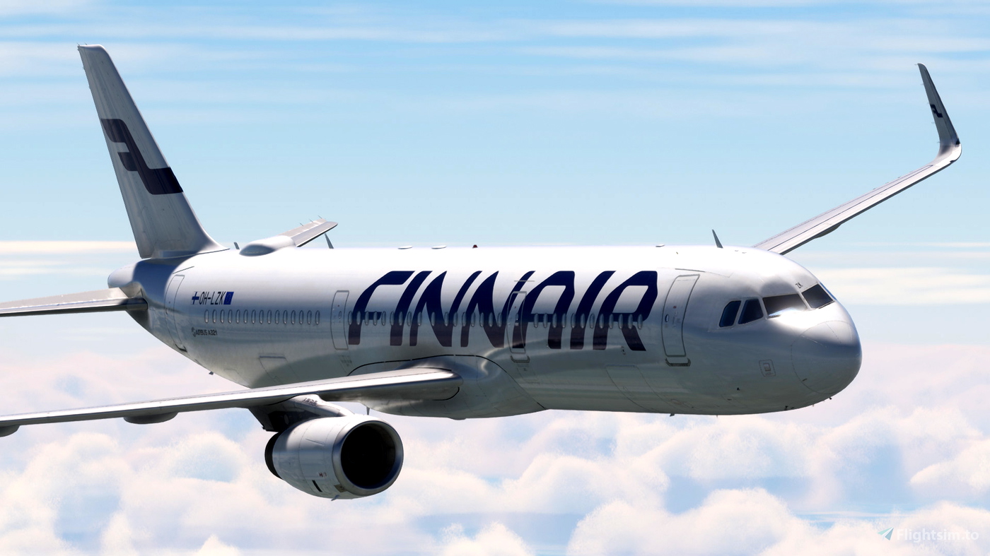 Fenix Airbus A321 Finnair Fleet Pack | Custom Cabin | 4K for Microsoft Flight Simulator | Feed