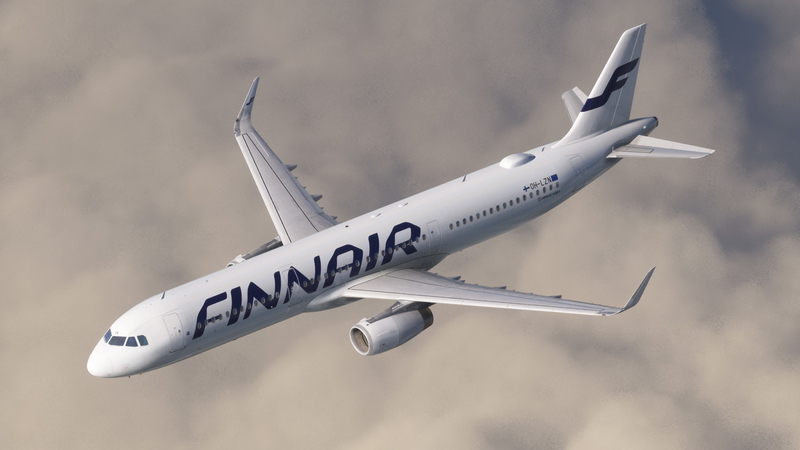 Fenix Airbus A321 Finnair Fleet Pack | Custom Cabin | 4K for Microsoft Flight Simulator | MSFS