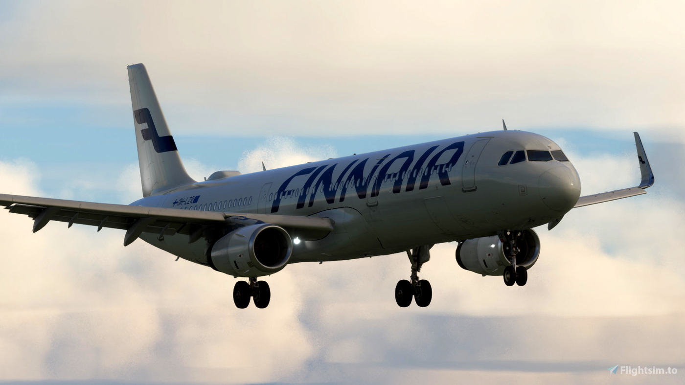 Fenix Airbus A321 Finnair Fleet Pack | Custom Cabin | 4K for Microsoft Flight Simulator | Feed