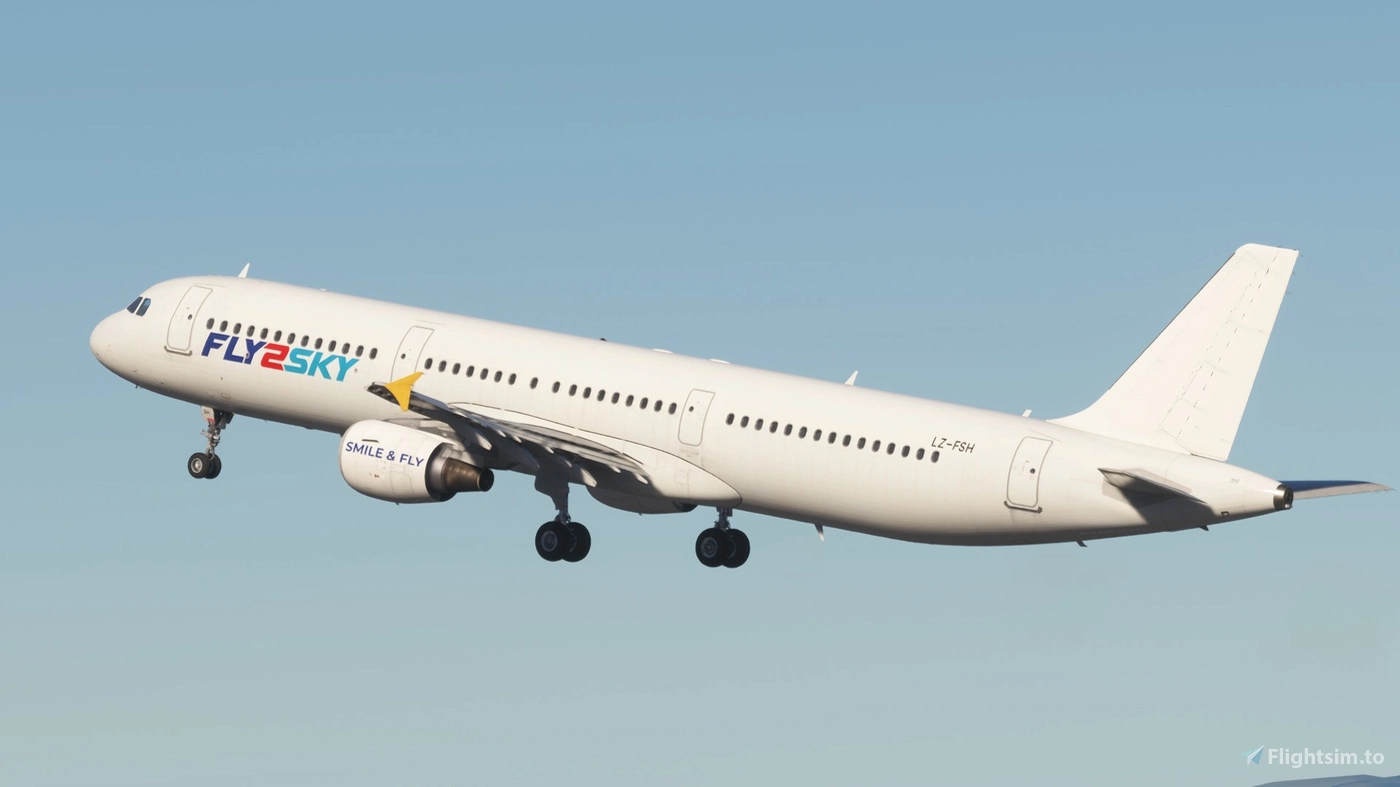 Fenix Airbus A321 Fly2Sky Fleet Pack | 4K pour Microsoft Flight Simulator | MSFS
