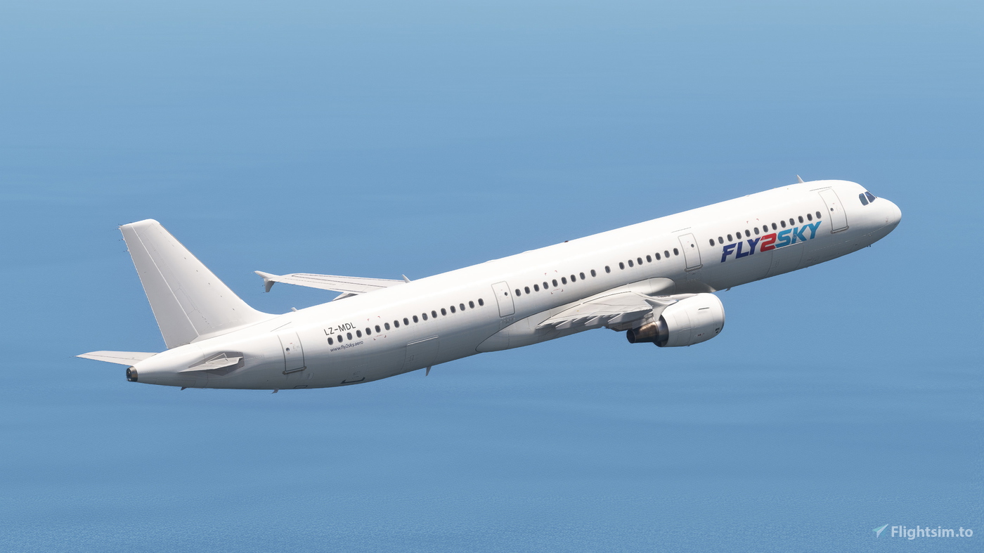 Fenix Airbus A321 Fly2Sky Fleet Pack | 4K for Microsoft Flight Simulator | MSFS