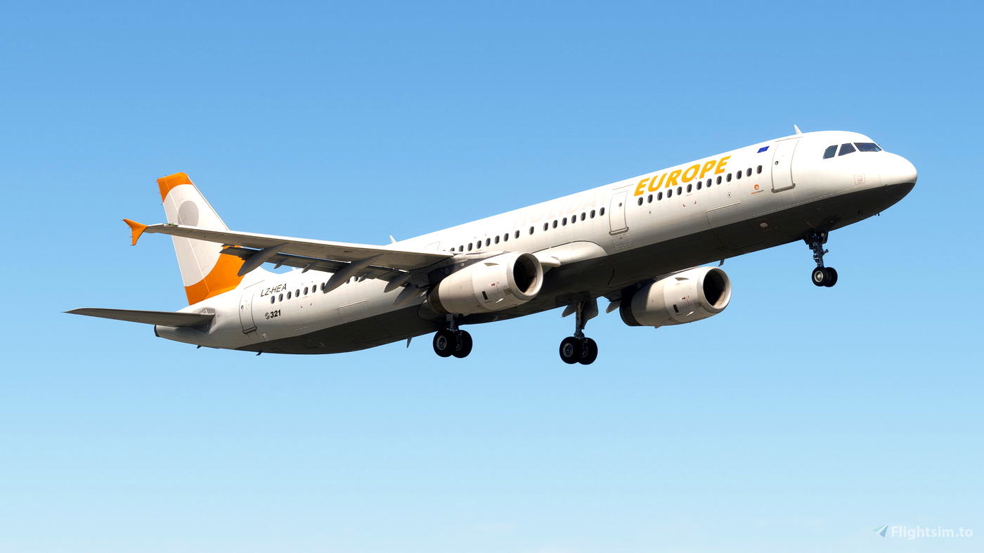 Fenix Airbus A321 Holiday Europe | Cabin Textures | 4K para Microsoft Flight Simulator | Feed