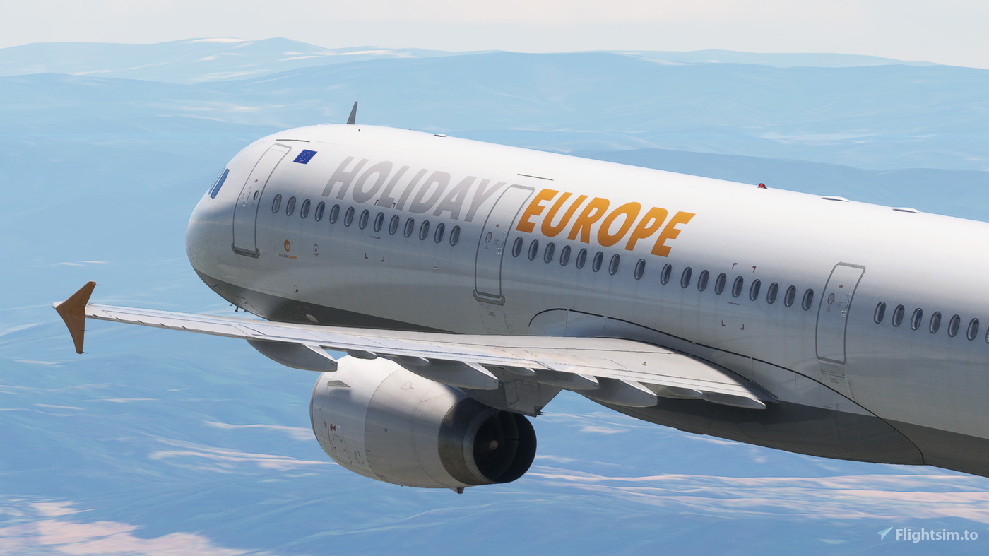 Fenix Airbus A321 Holiday Europe | Cabin Textures | 4K pro Microsoft Flight Simulator | MSFS