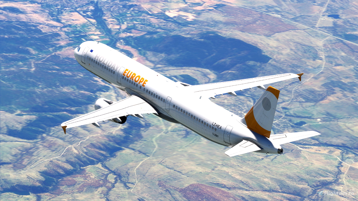 Fenix Airbus A321 Holiday Europe | Cabin Textures | 4K para Microsoft Flight Simulator | Feed