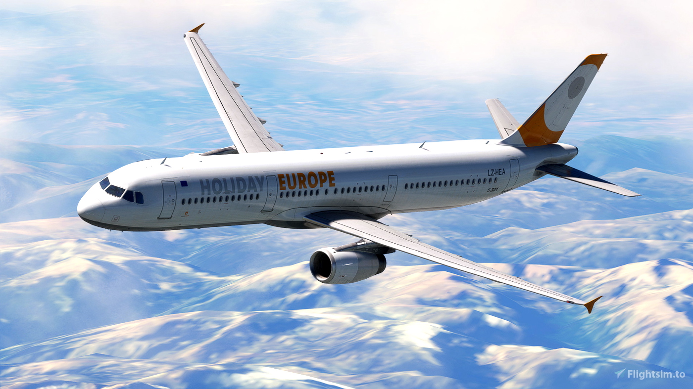 Fenix Airbus A321 Holiday Europe | Cabin Textures | 4K für Microsoft Flight Simulator | Feed