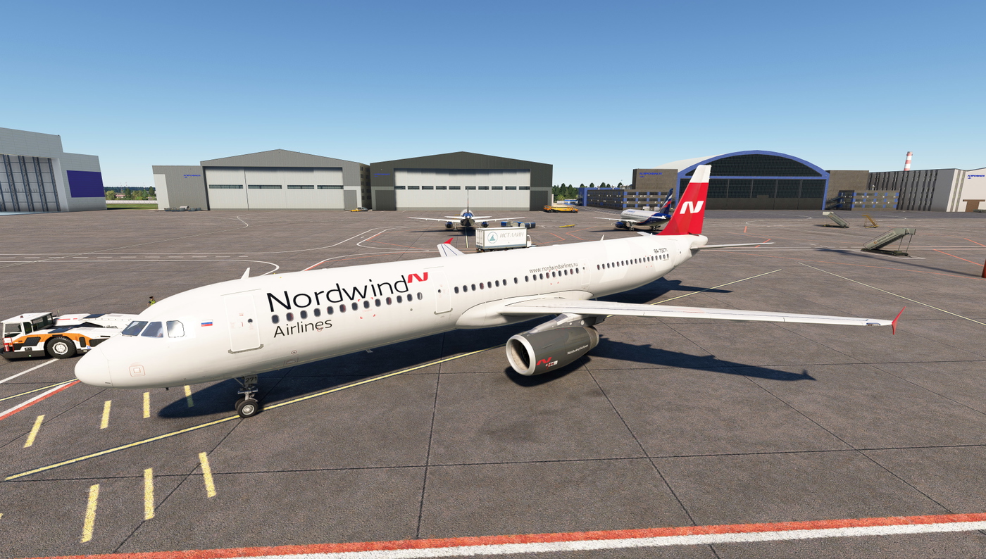 Fenix Airbus A321 Nordwind Pack för Microsoft Flight Simulator | MSFS