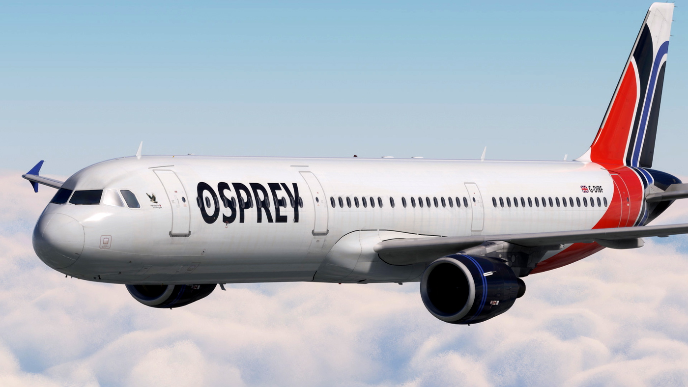 Fenix Airbus A321 Osprey Airways | 4K for Microsoft Flight Simulator | Feed