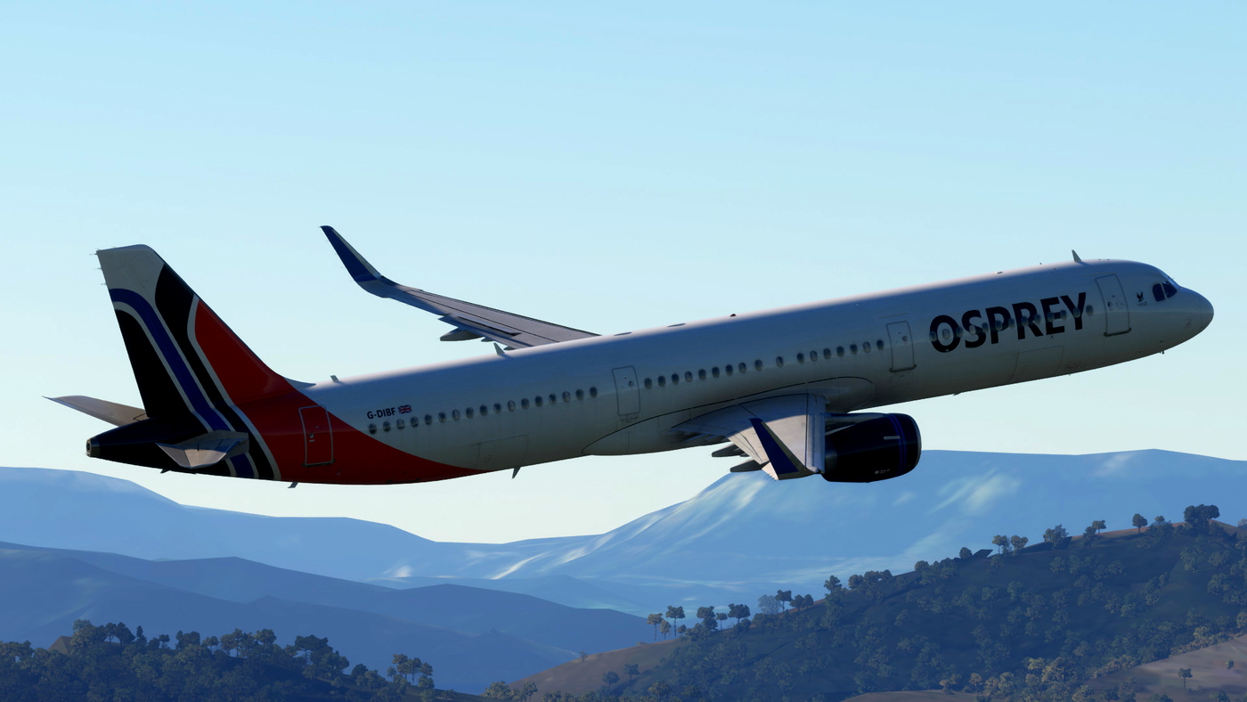 Fenix Airbus A321 Osprey Airways | 4K for Microsoft Flight Simulator | Feed