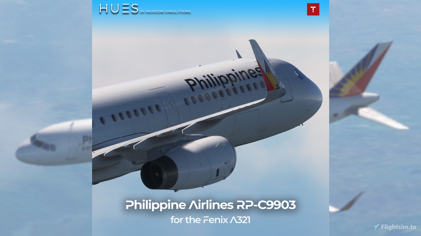 Fenix Airbus A321 Philippine Airlines | 4K for Microsoft Flight Simulator | MSFS
