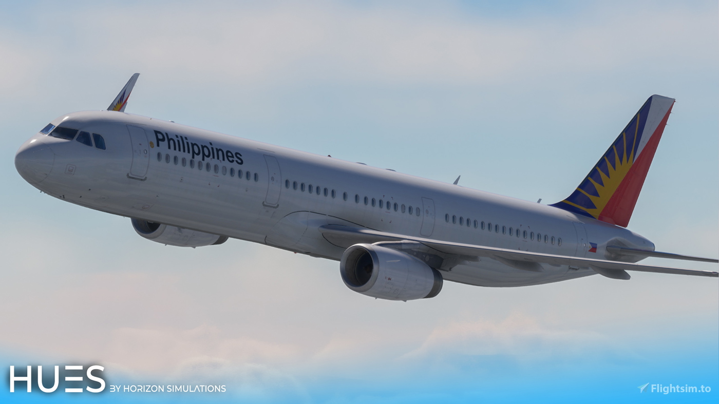 Fenix Airbus A321 Philippine Airlines | 4K для Microsoft Flight Simulator | MSFS