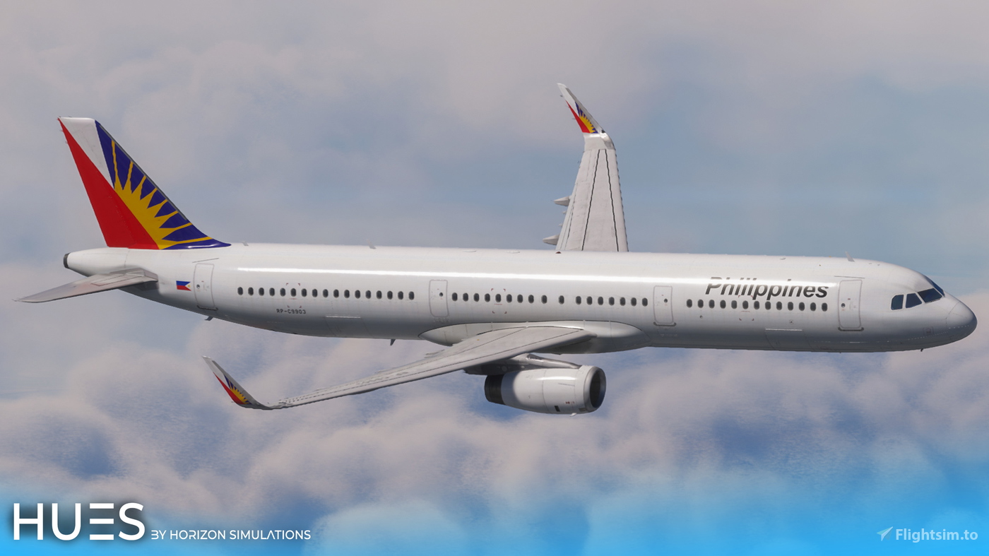 Fenix Airbus A321 Philippine Airlines | 4K dla Microsoft Flight Simulator | MSFS