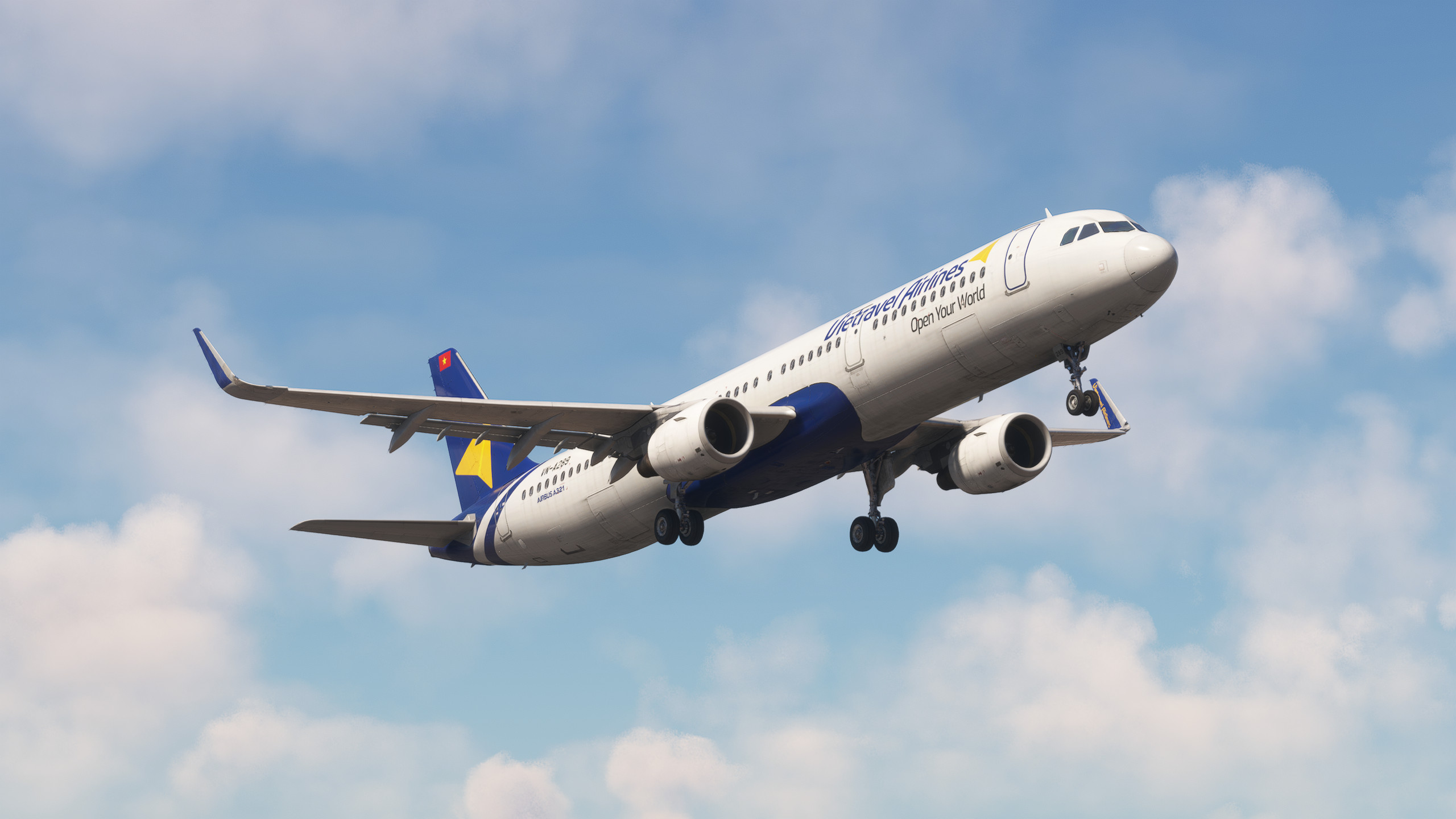 Fenix Airbus A321 Vietravel Airlines | Cabin Textures | 4K - MSFS Add ...