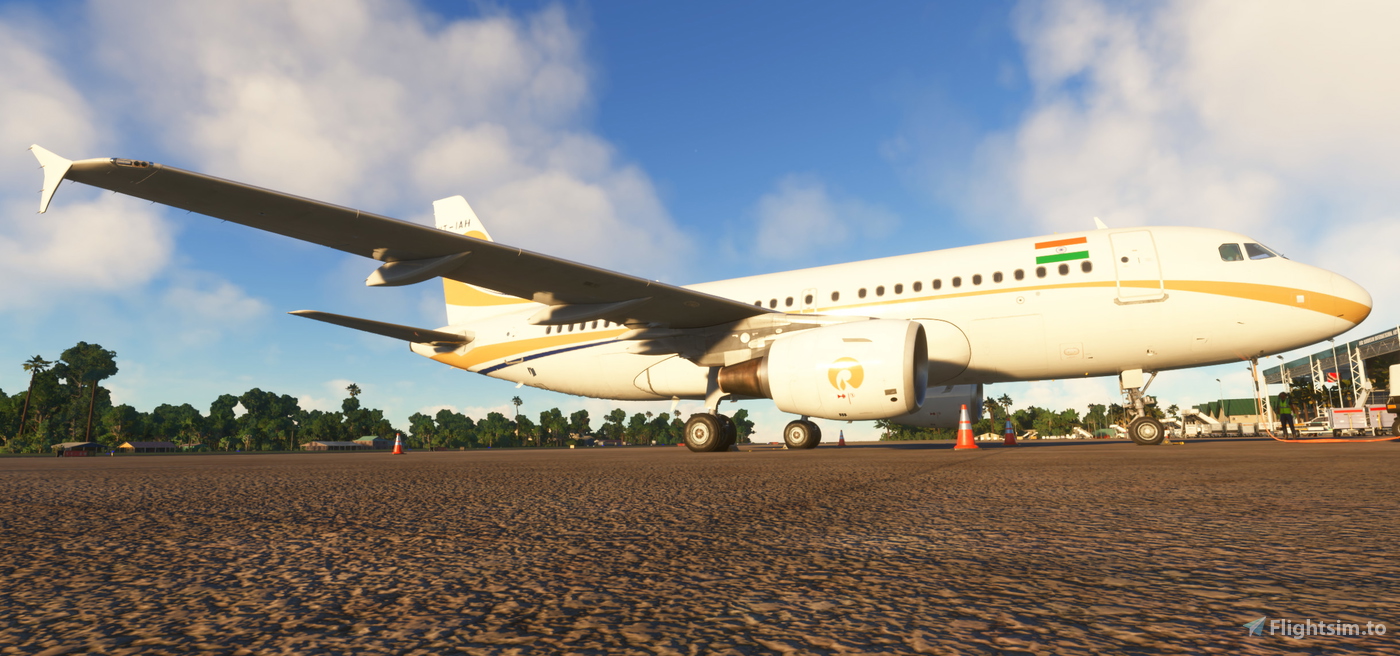 Fenix Sim A319 CFM - Reliance Aviation VT-IAH (8K+4K) for Microsoft Flight Simulator | MSFS