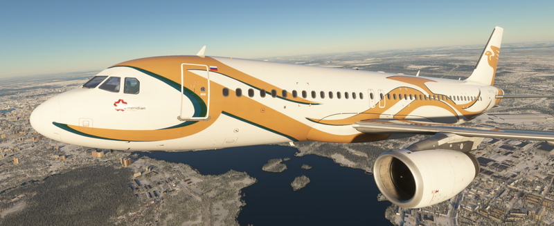 Fenix Sim A320 IAE- Meridian Air Company RA-73320 (8K+4K) for Microsoft ...