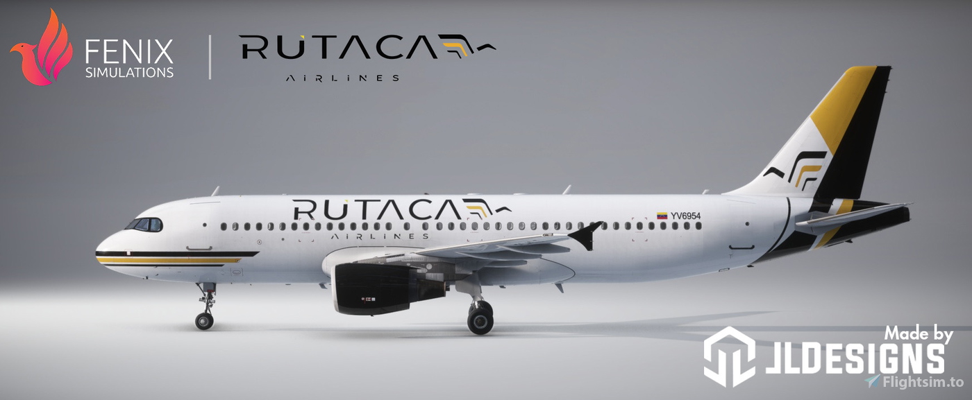 FENIX Sim A320 Rutaca Airlines (YV6954) 4K for Microsoft Flight ...
