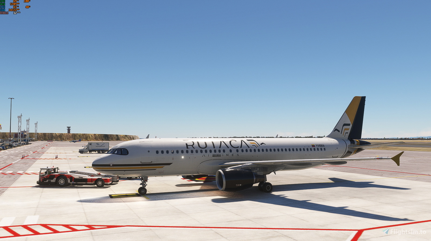 FENIX Sim A320 Rutaca Airlines (YV6954) 4K 对于 Microsoft Flight ...