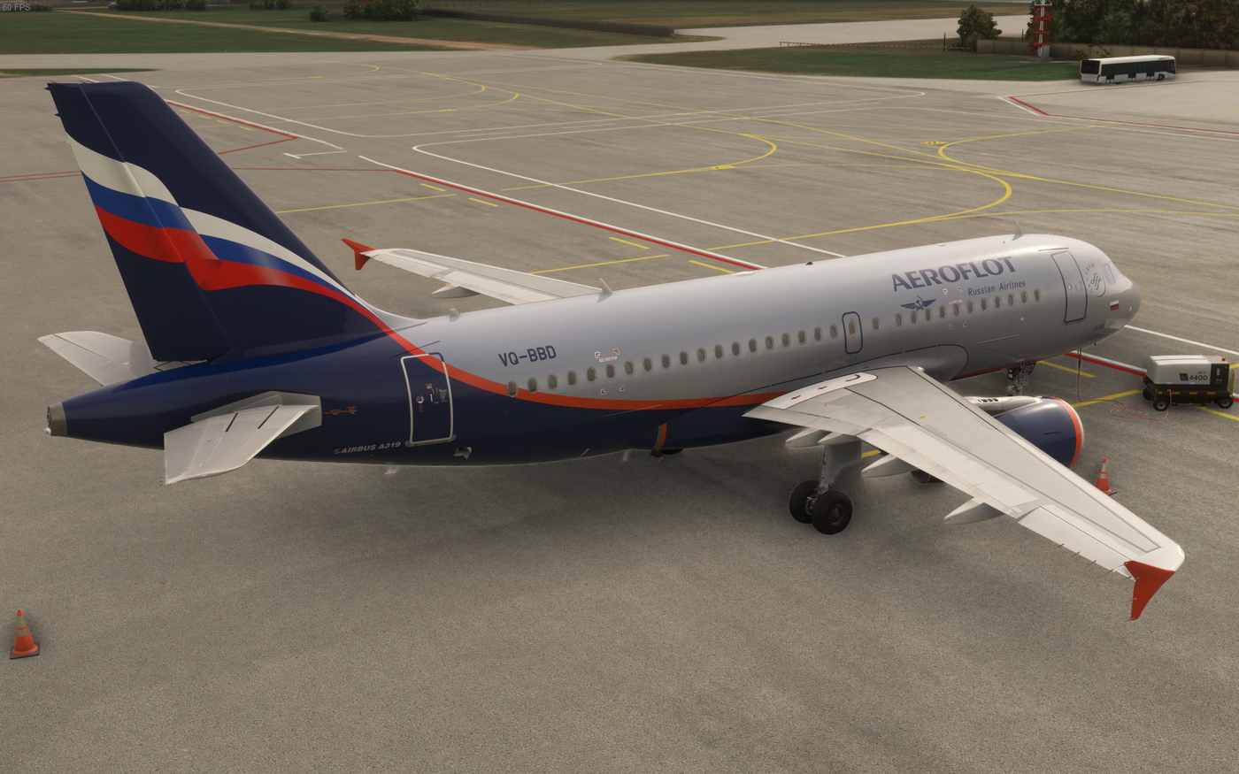 Fenix Simulation A319 Aeroflot VQ-BBD [8K] w/Cabin for Microsoft Flight ...