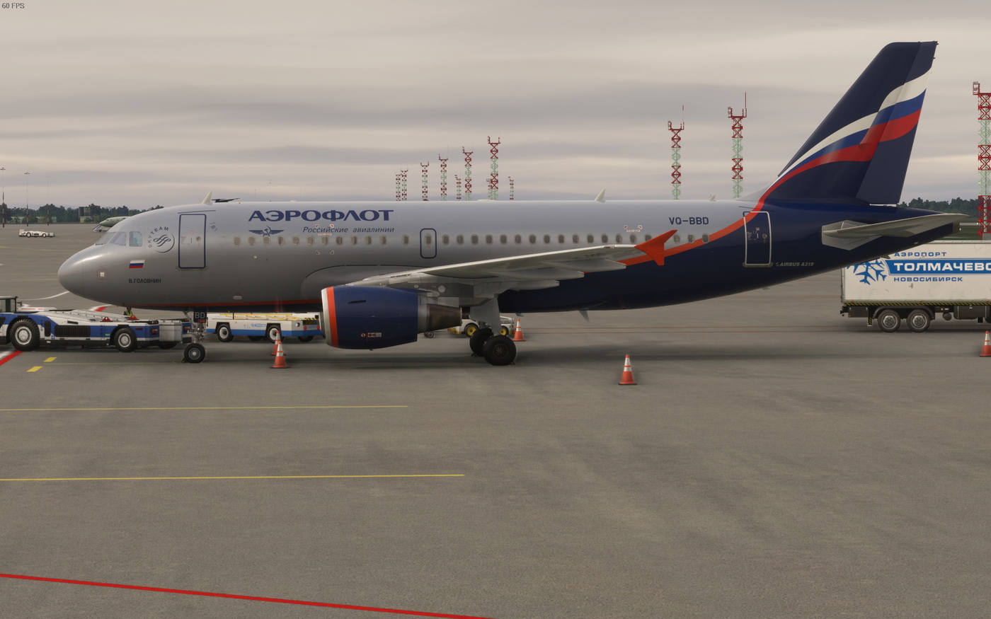 Fenix Simulation A319 Aeroflot VQ-BBD [8K] w/Cabin for Microsoft Flight ...