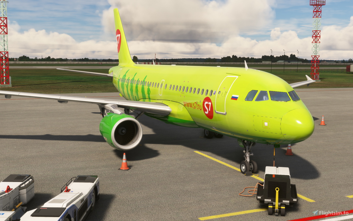 Fenix Simulation A319 S7 Airlines VQ-BQW (2018) [8K] w/Cabin for ...