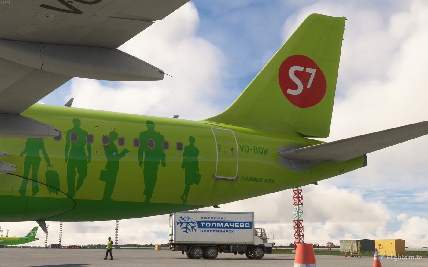 Fenix Simulation A319 S7 Airlines VQ-BQW (2018) [8K] w/Cabin for ...