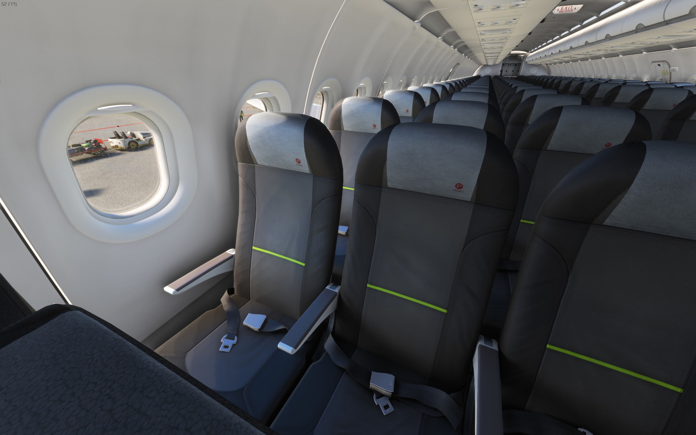 Fenix Simulation A319 S7 Airlines VQ-BQW (2018) [8K] w/Cabin for ...