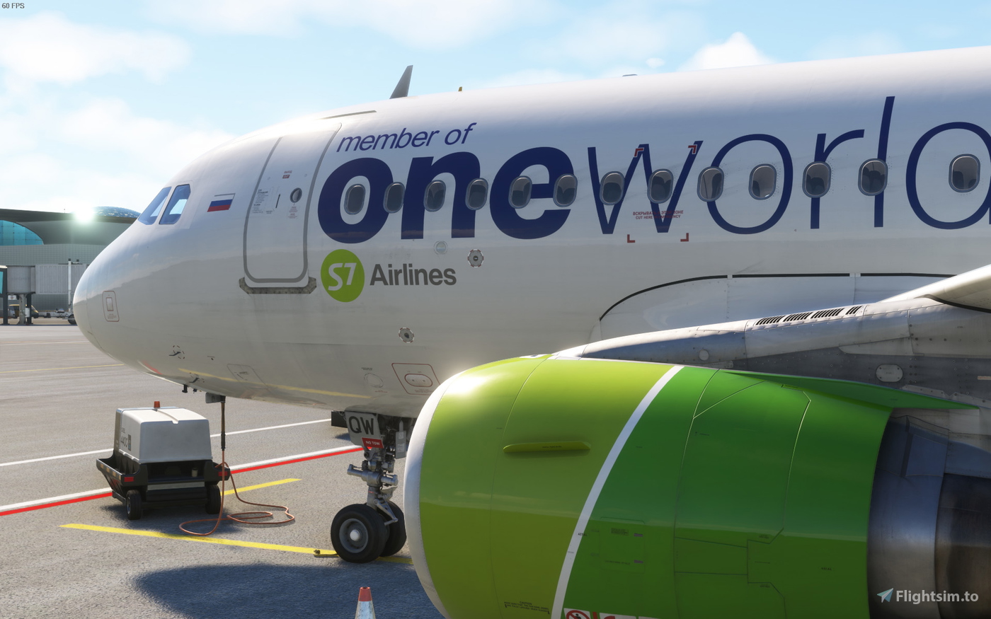 Fenix Simulation A319 S7 Airlines VQ-BQW Oneworld [8K] w/Cabin for ...