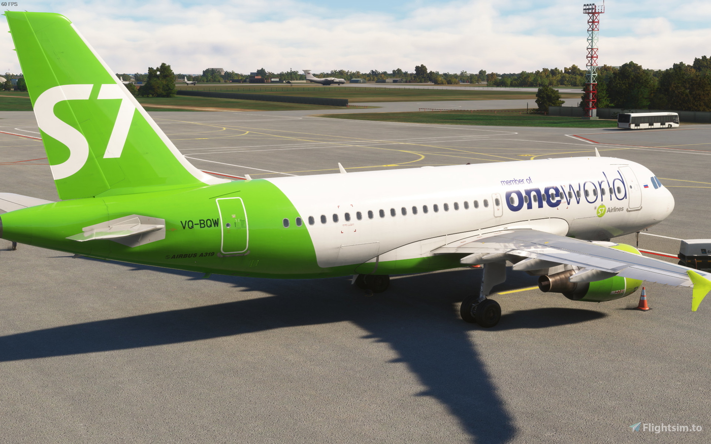 Fenix Simulation A319 S7 Airlines VQ-BQW Oneworld [8K] w/Cabin for ...